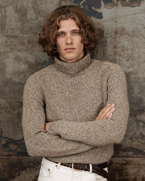 Velasca | Men’s merino and yak wool turtleneck. Made in Italy